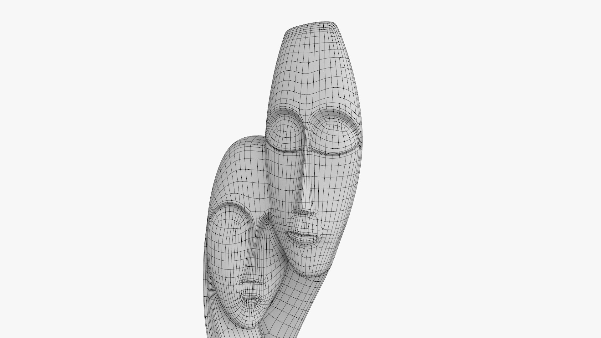 3D Devotion Couple Figurine Model - TurboSquid 1788920