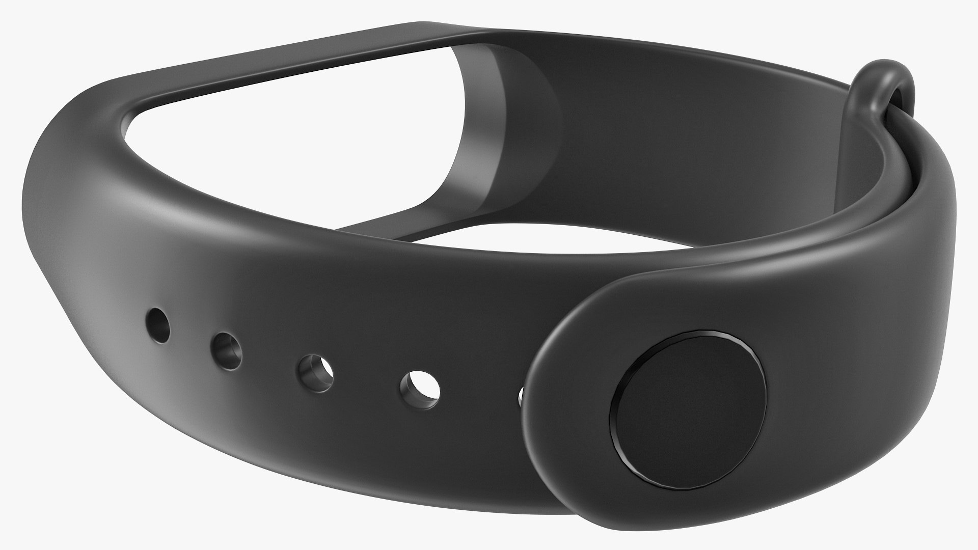 3D Silicone Strap Mi Band Model - TurboSquid 1546435