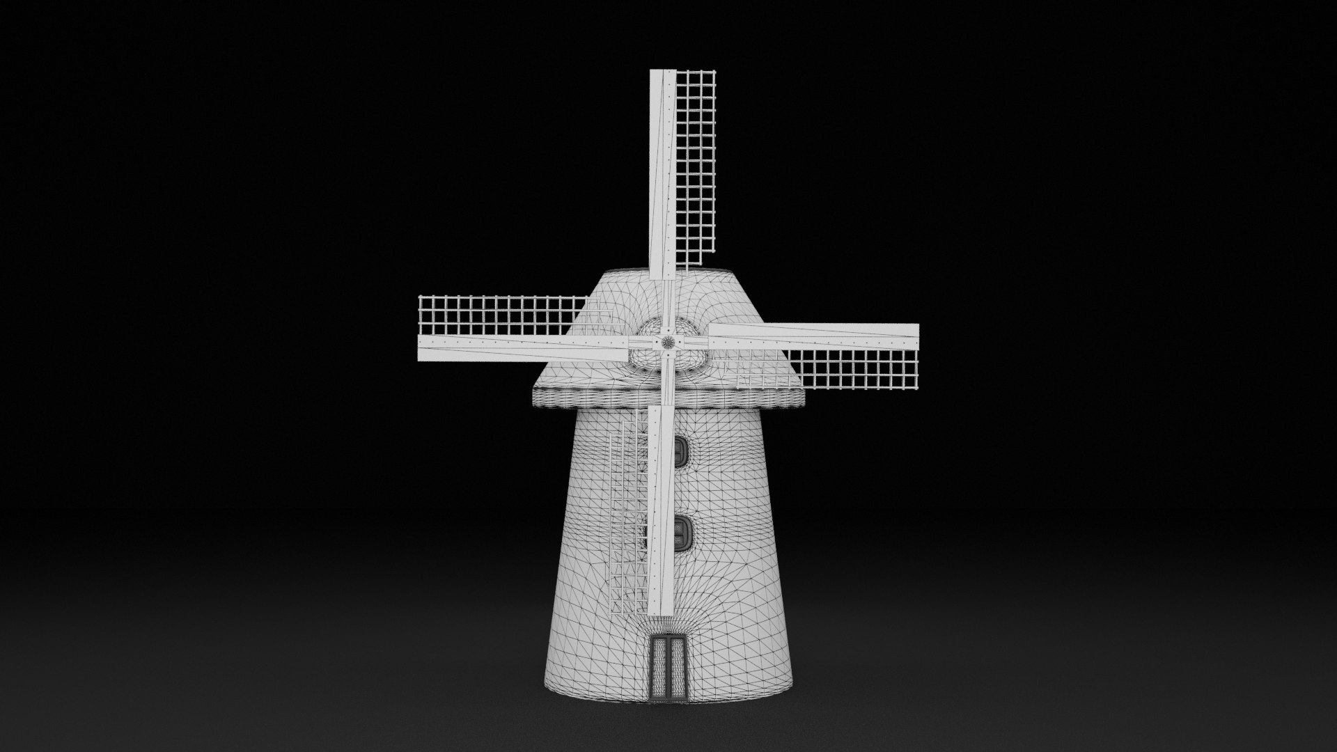 Water Pumping Windmill Animated 3D Model 3D Model - TurboSquid 2246862
