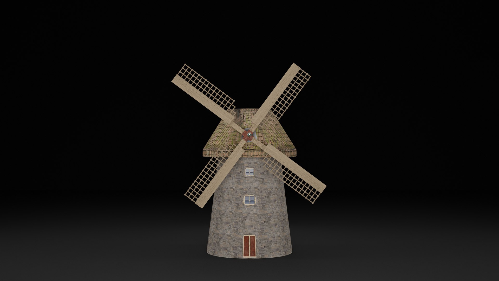 Water Pumping Windmill Animated 3D Model 3D Model - TurboSquid 2246862