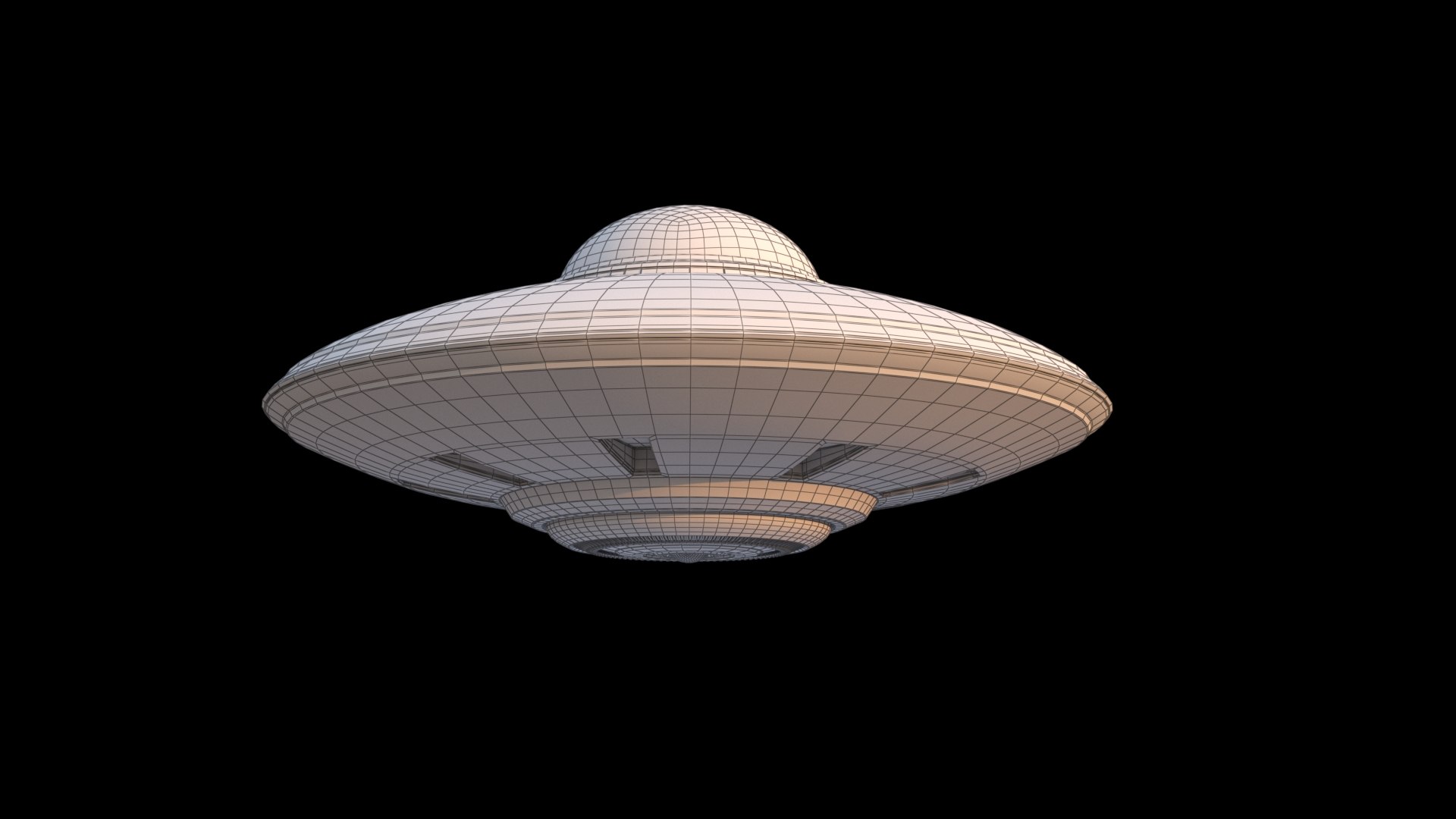 3D UFO Model - TurboSquid 2351053