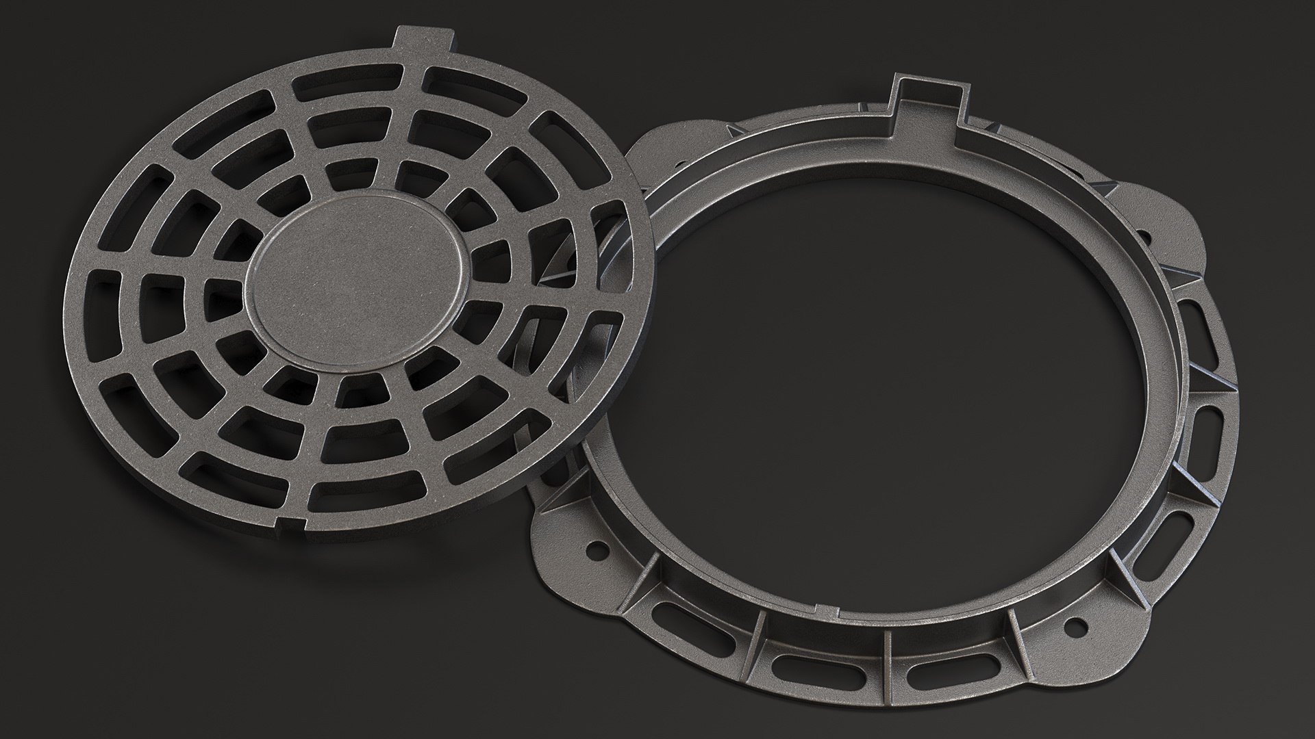 Manholes Collection model - TurboSquid 1992551