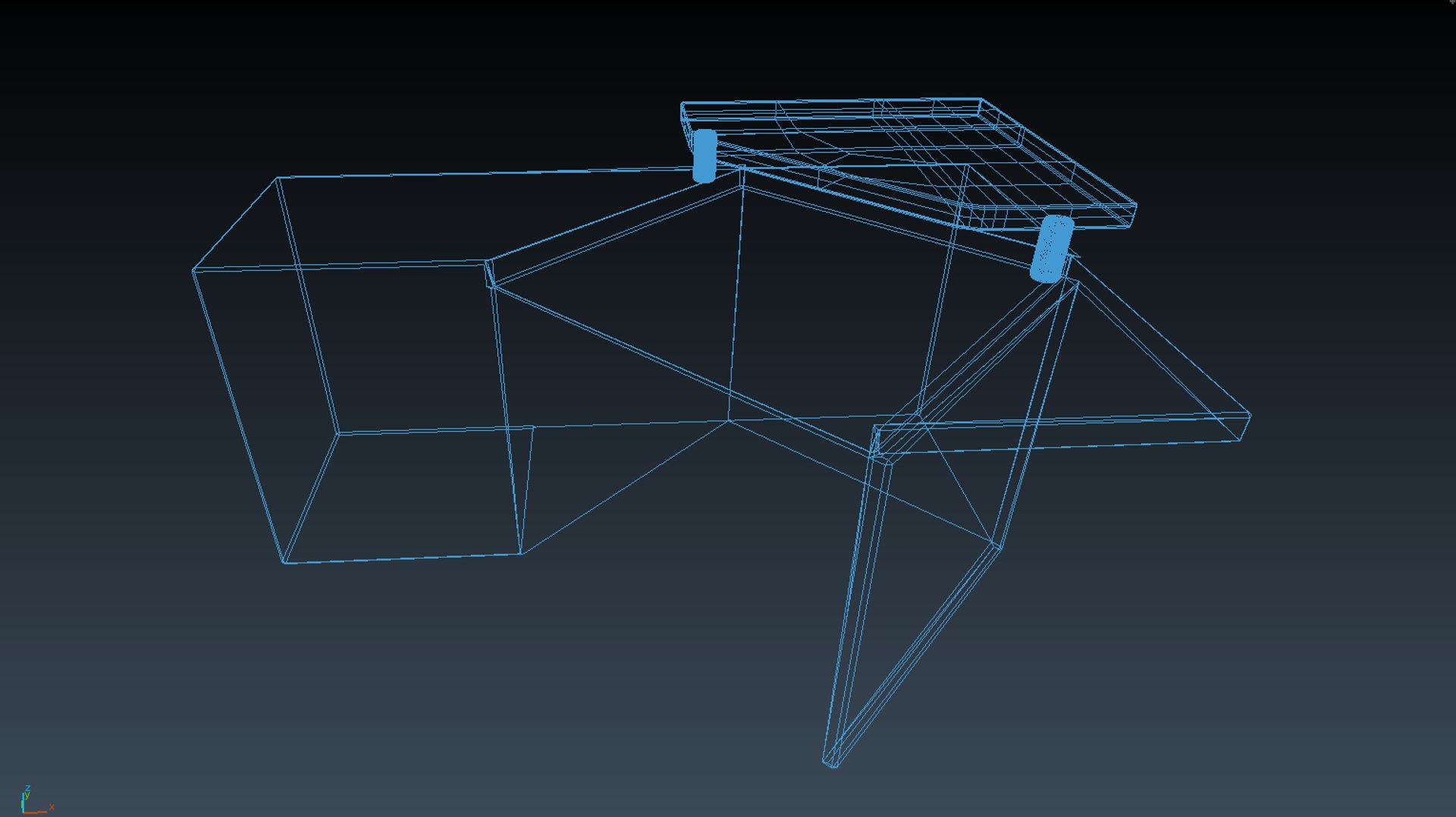 Free Desk Computer Table Monitor 3D Model - TurboSquid 1269951