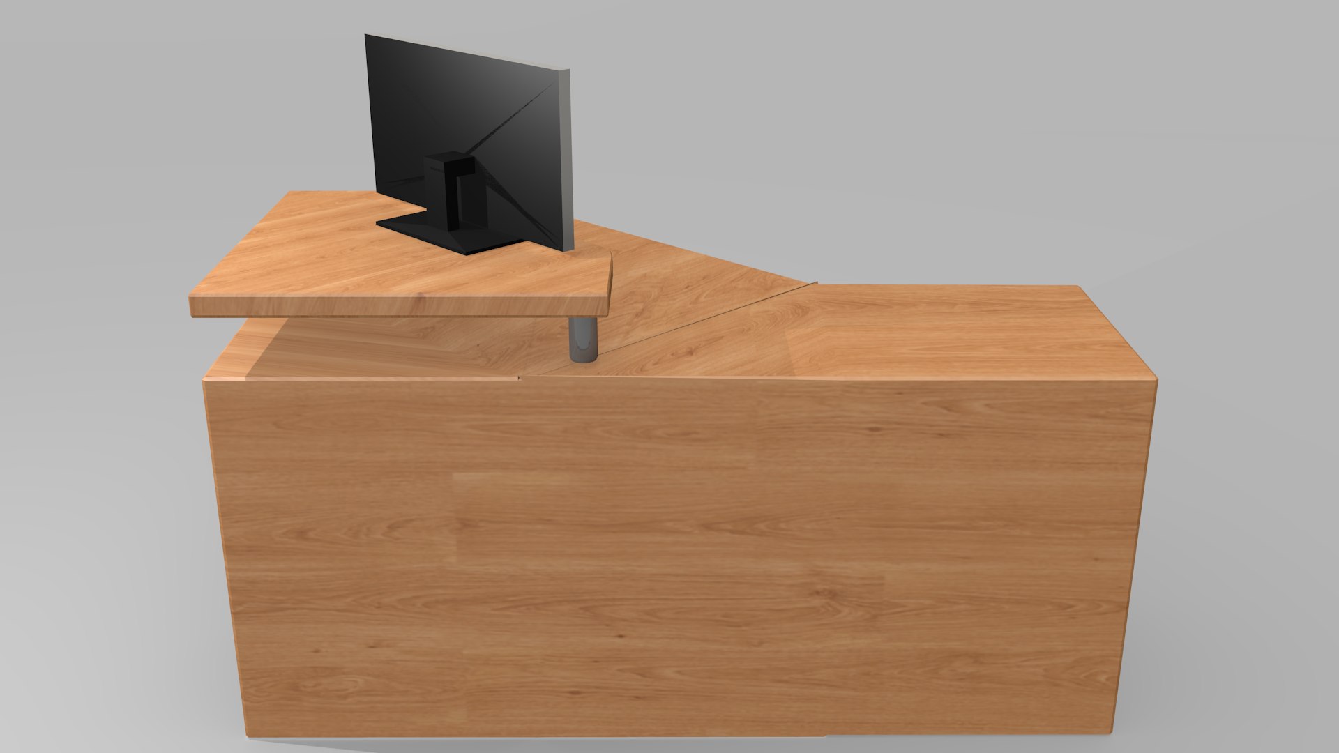 Free Desk Computer Table Monitor 3D Model - TurboSquid 1269951