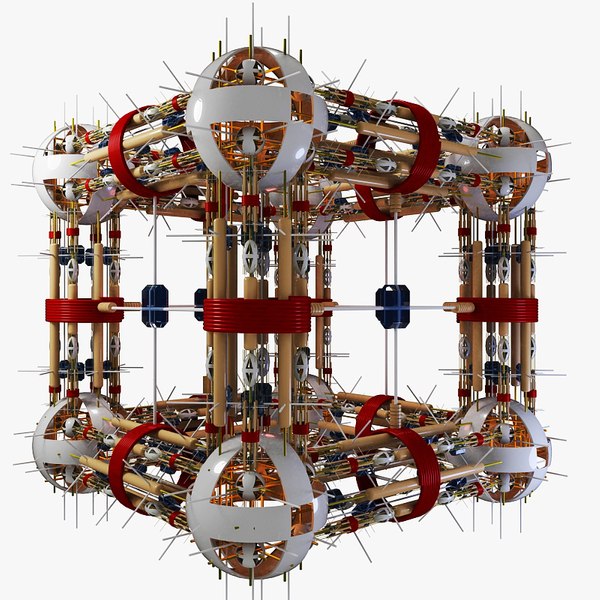 3d space station model