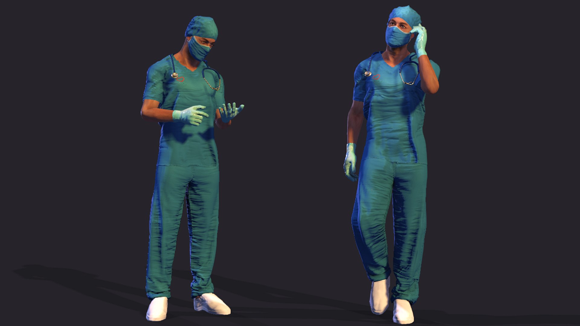 3D Surgery Doctor - TurboSquid 1866630