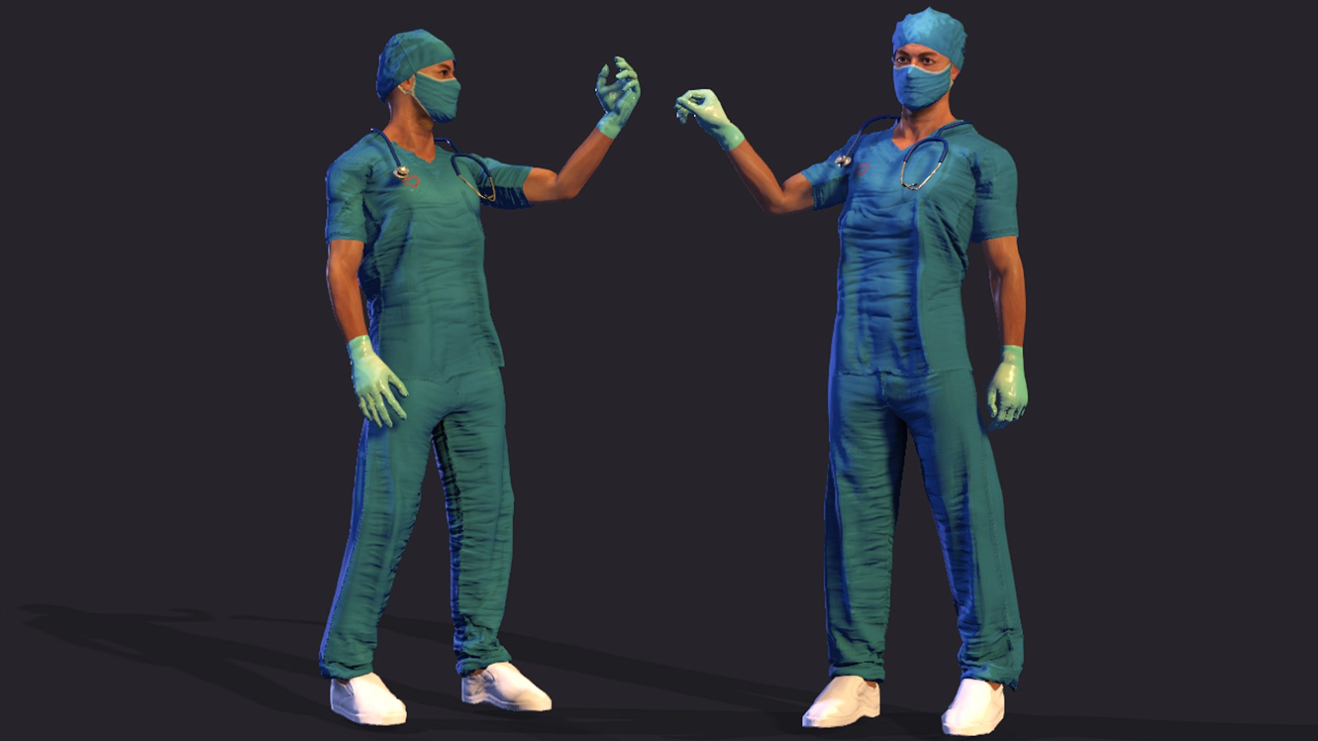 3D Surgery Doctor - TurboSquid 1866630