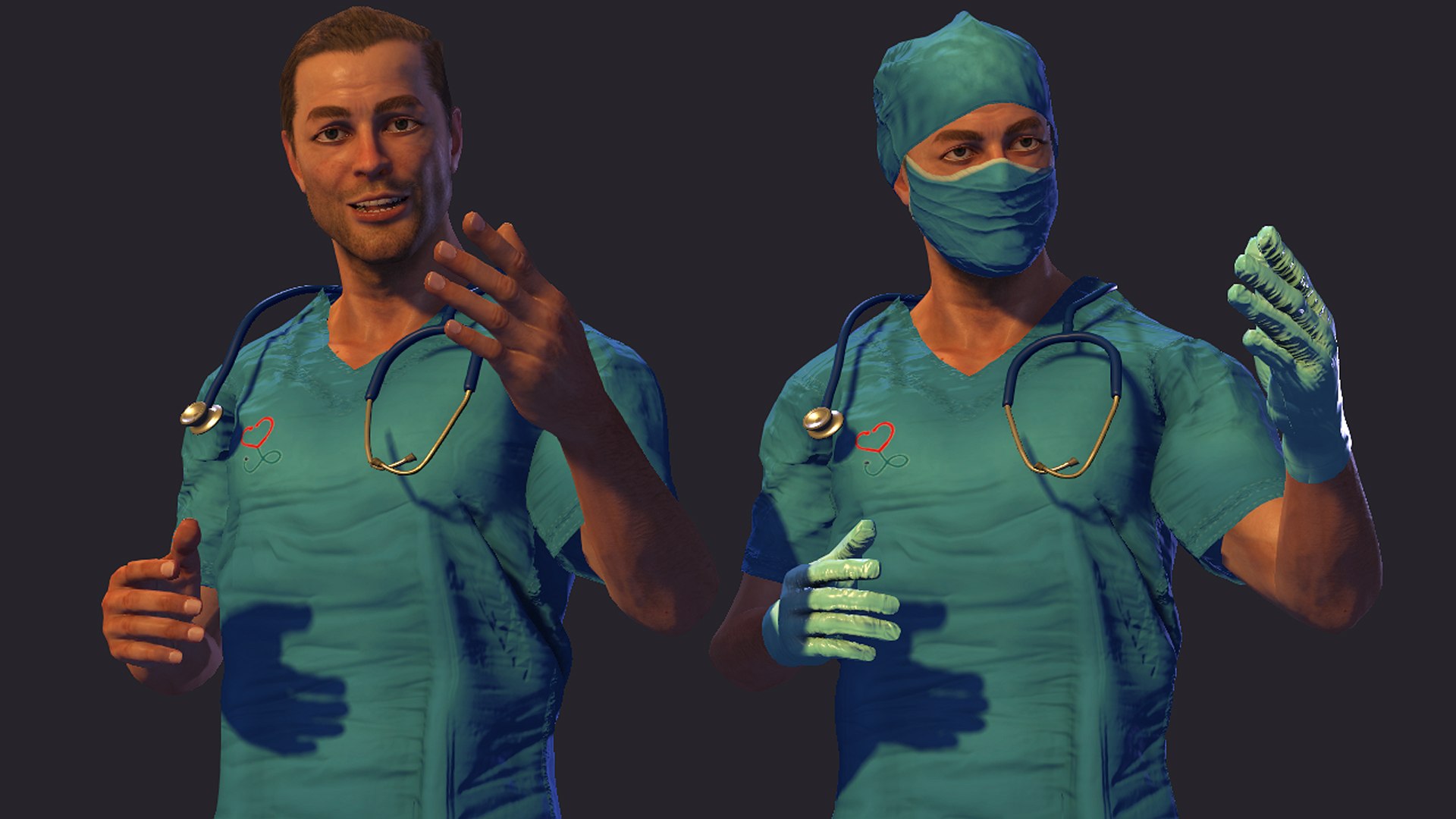 3D Surgery Doctor - TurboSquid 1866630