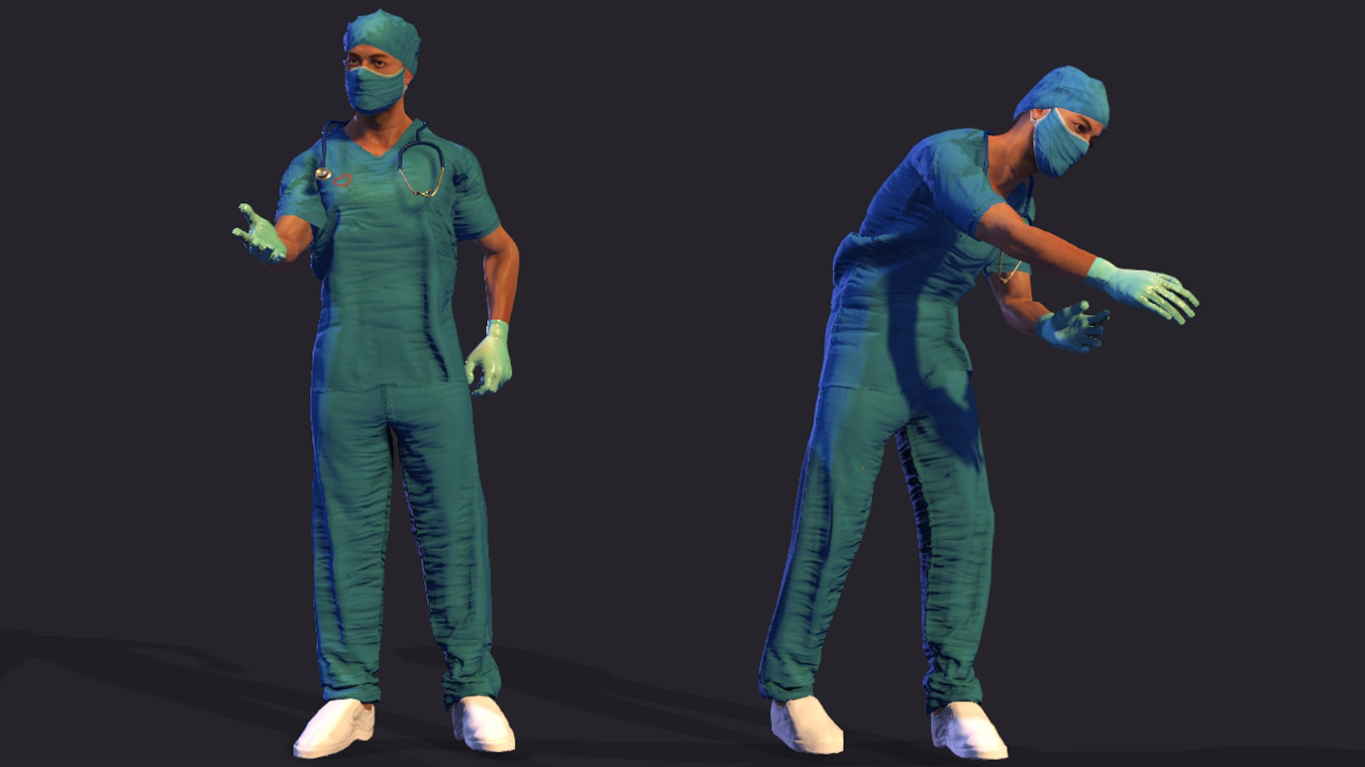 3D Surgery Doctor - TurboSquid 1866630