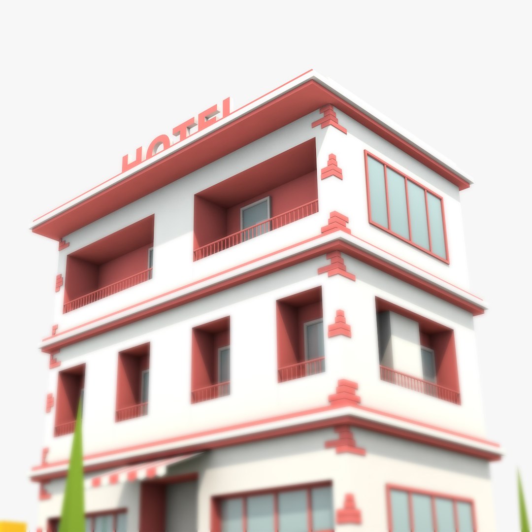 3D model Hotel - TurboSquid 1727987