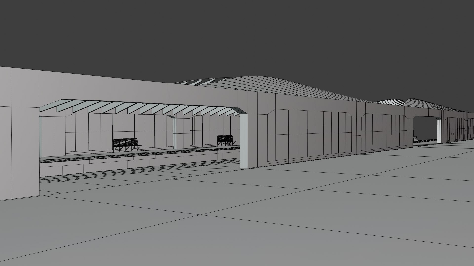 3D Railway Station Concept - TurboSquid 2159002