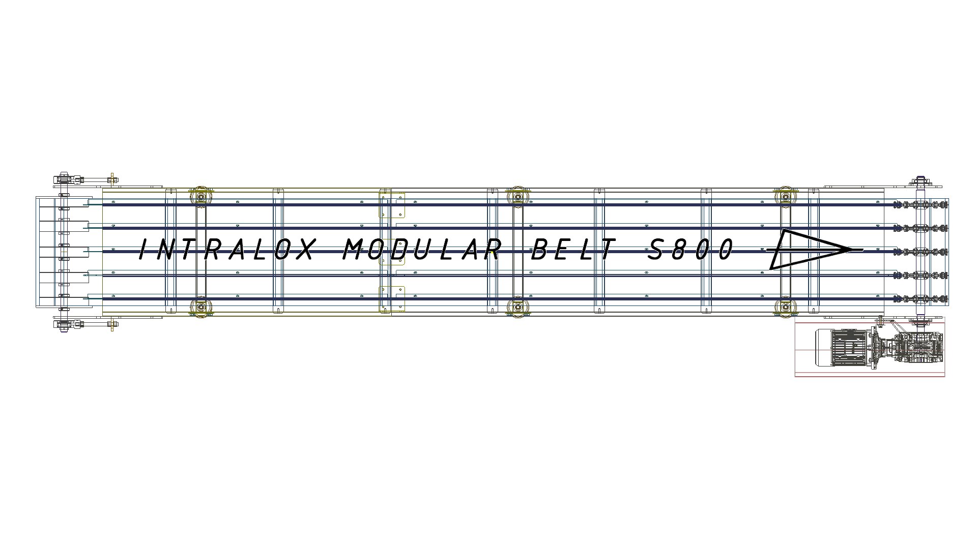 3D Conveyor Modular Belt 01 - TurboSquid 2018257