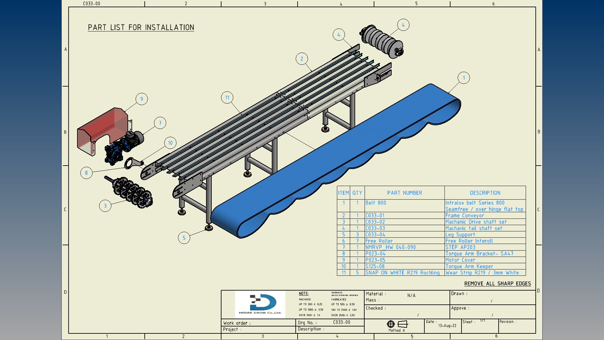 3D Conveyor Modular Belt 01 - TurboSquid 2018257