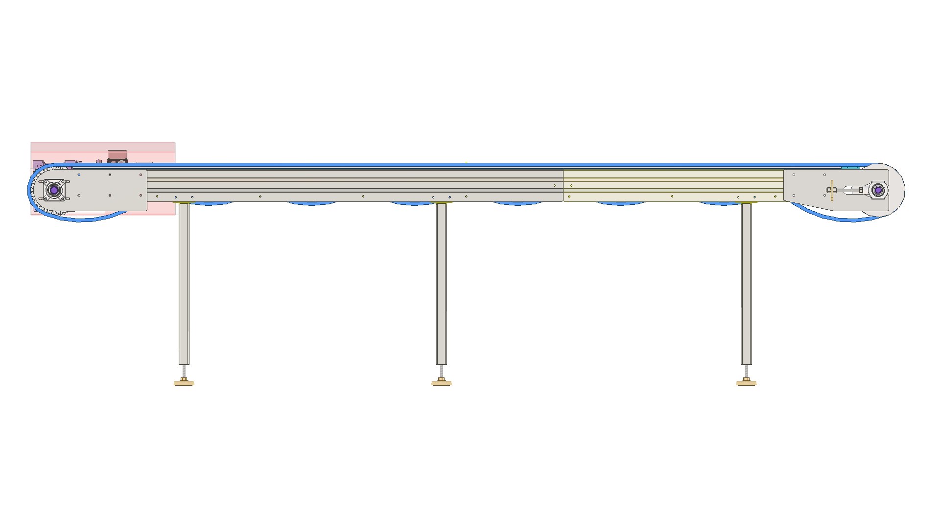 3D Conveyor Modular Belt 01 - TurboSquid 2018257