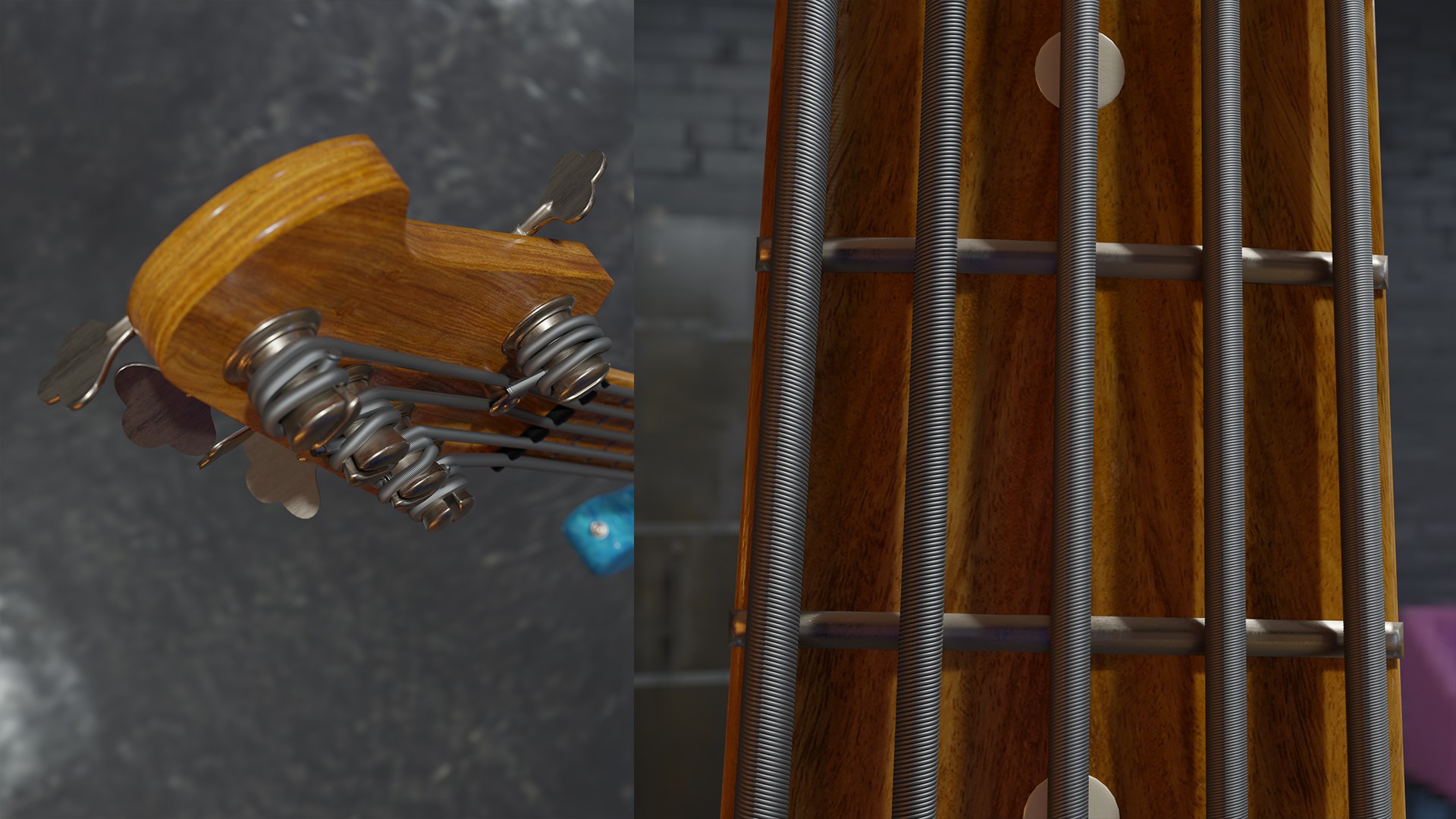 Bass Guitar 3D Model - TurboSquid 1823252