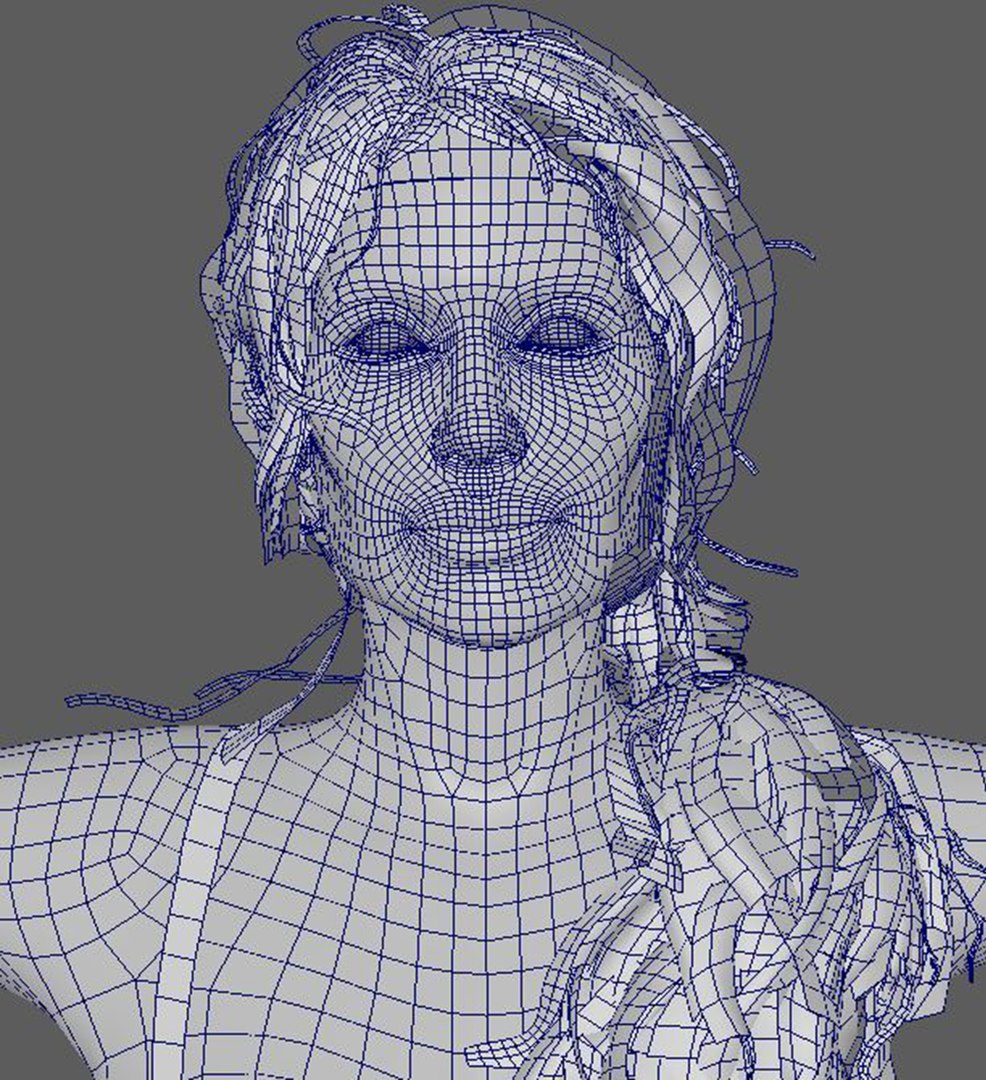 3D Angelina Jolie Character 3D Model Low-poly - TurboSquid 2328855