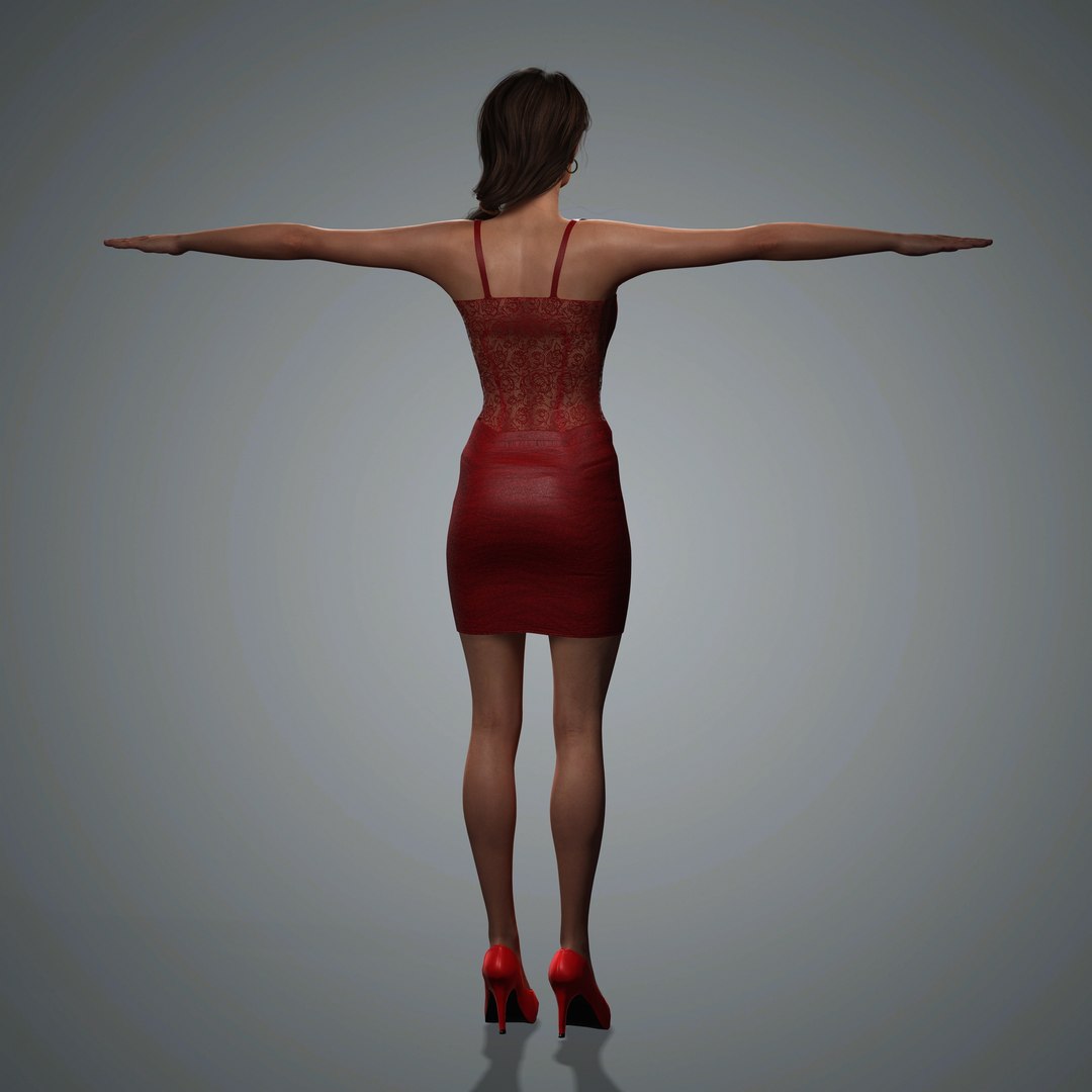 3D Angelina Jolie Character 3D Model Low-poly - TurboSquid 2328855
