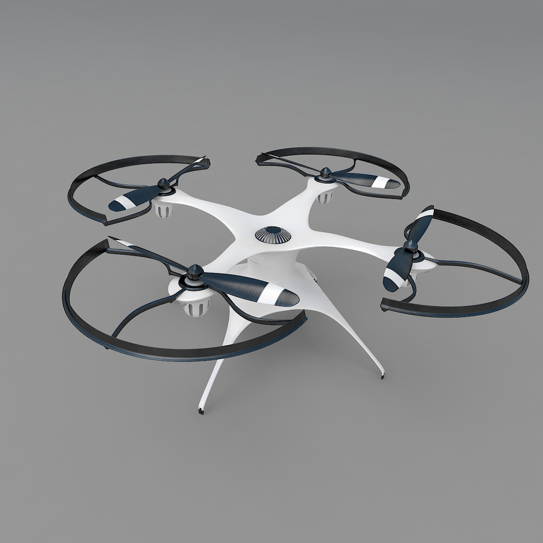 Generic Quadcopter 3D Model - TurboSquid 1354838