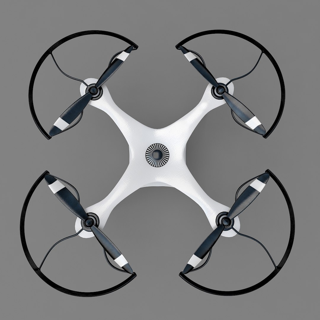 Generic Quadcopter 3D Model - TurboSquid 1354838