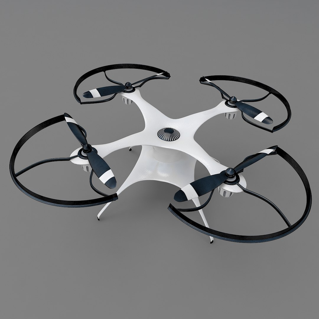 Generic Quadcopter 3D Model - TurboSquid 1354838