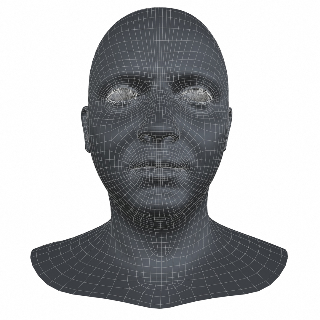 3D scan realistic male head - TurboSquid 1595377