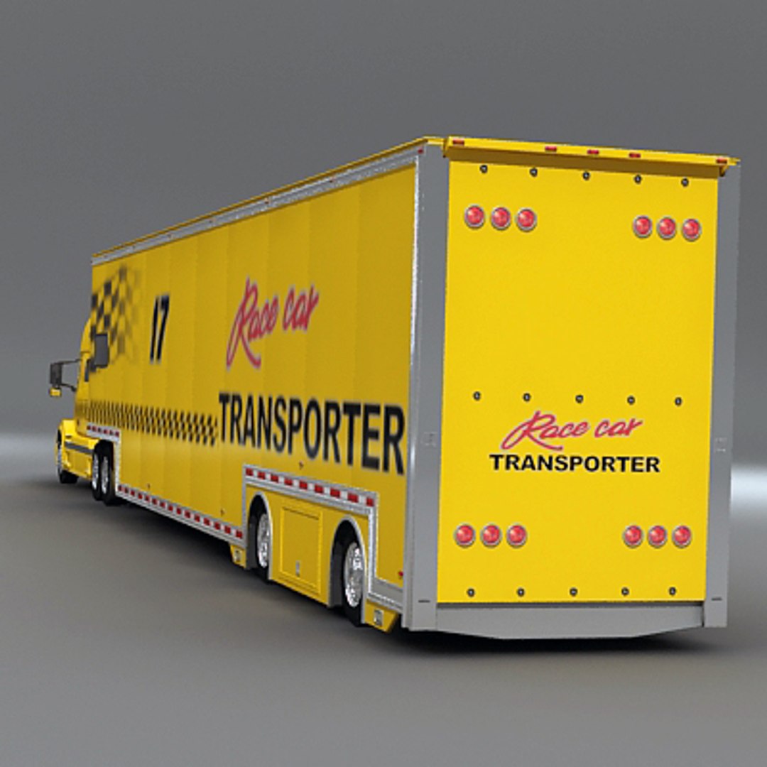 3ds race car transporter