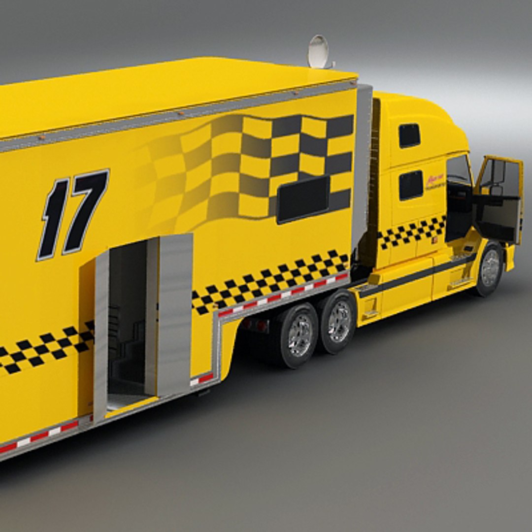 3ds race car transporter