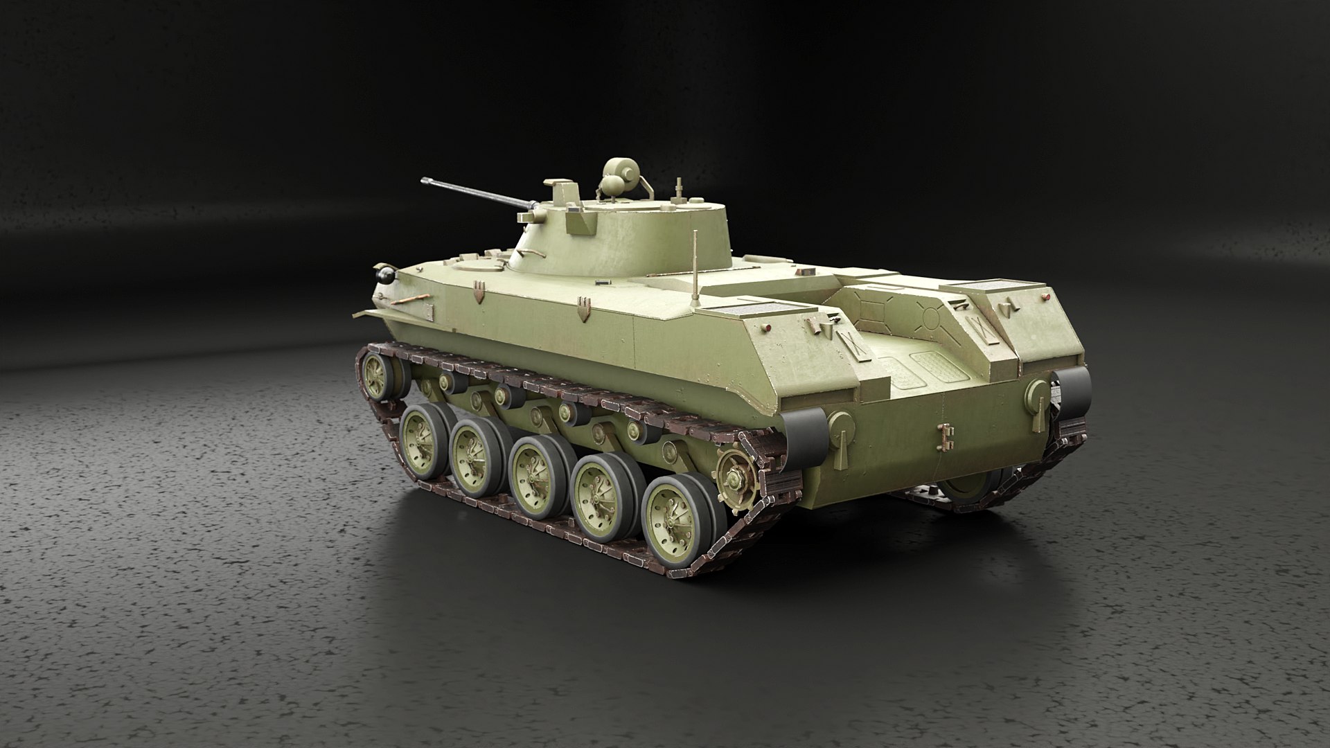 BMD-2 Low Poly 3D model - TurboSquid 2171640