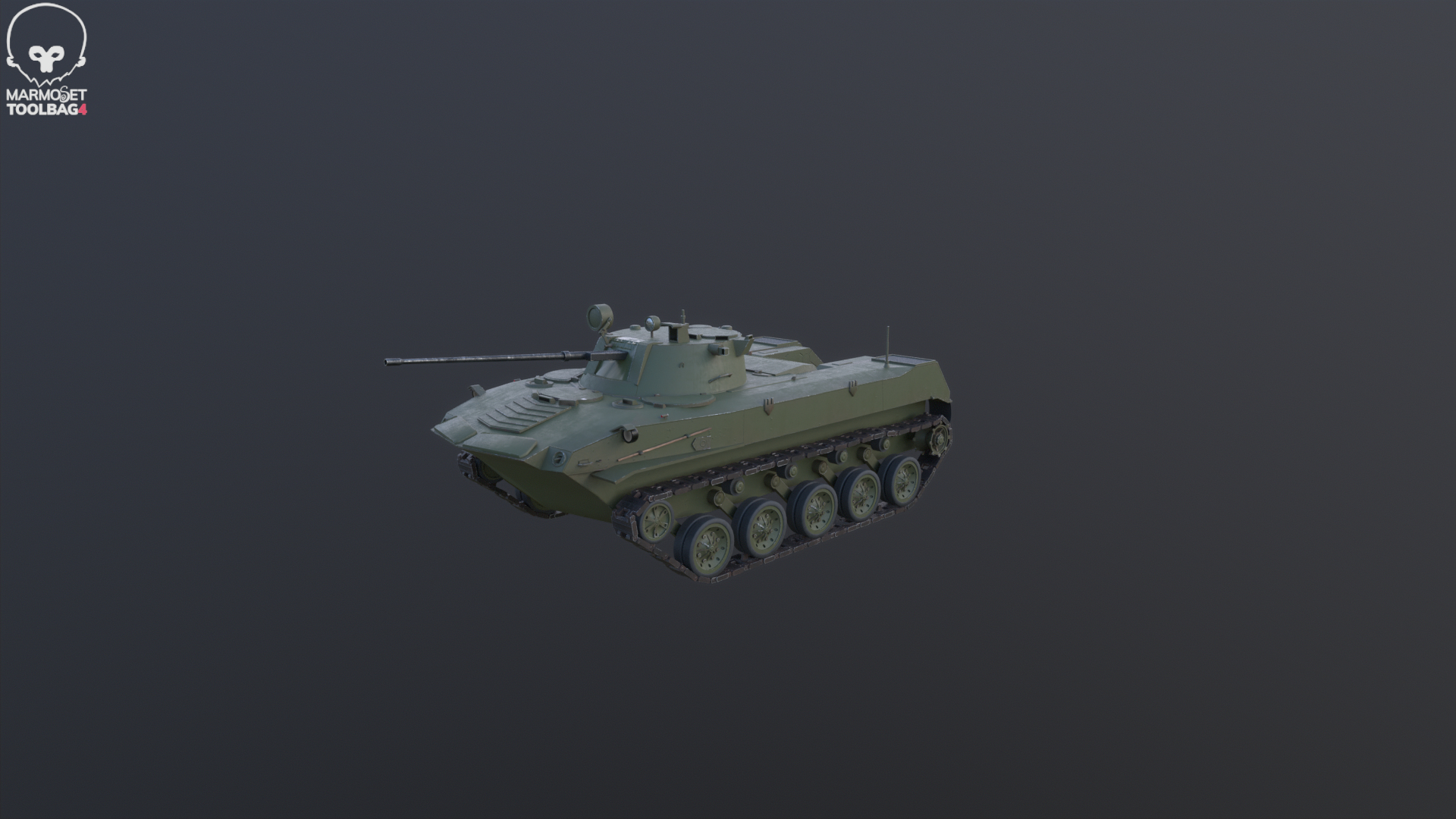 BMD-2 Low Poly 3D model - TurboSquid 2171640