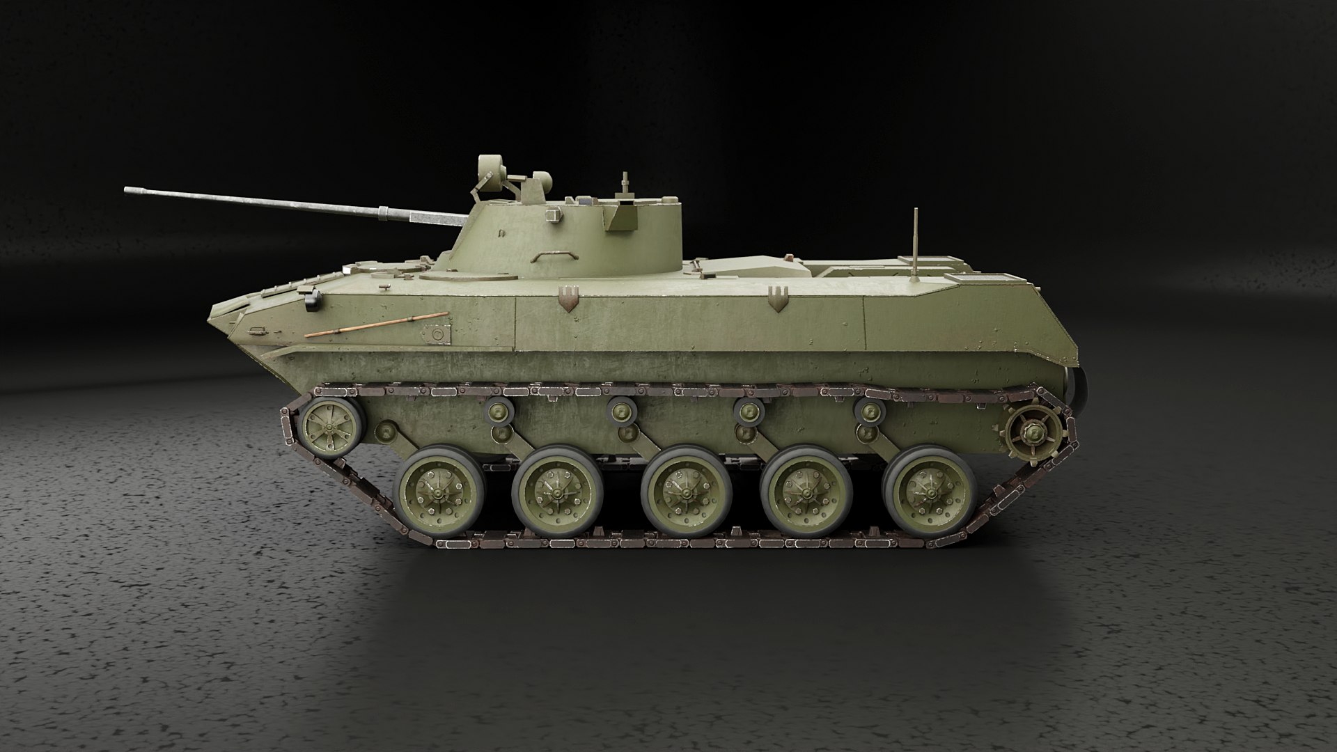 BMD-2 Low Poly 3D model - TurboSquid 2171640