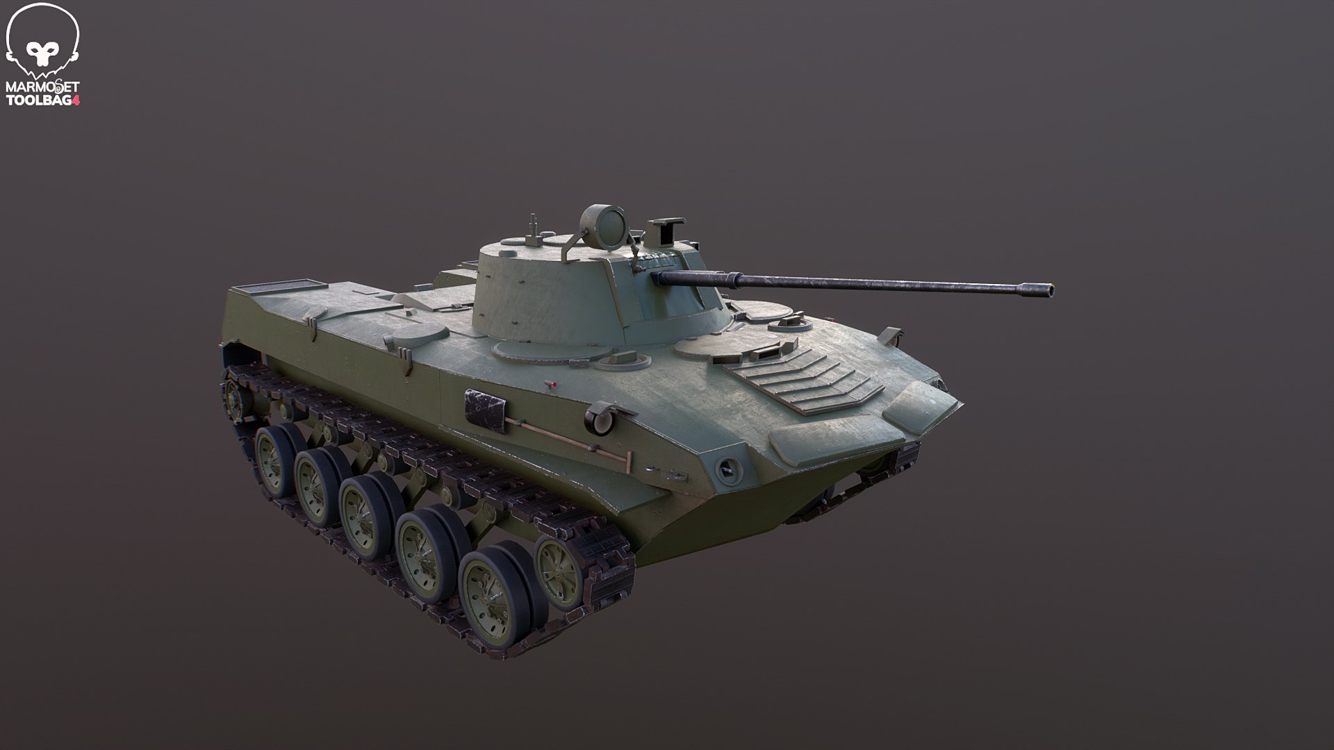 BMD-2 Low Poly 3D model - TurboSquid 2171640