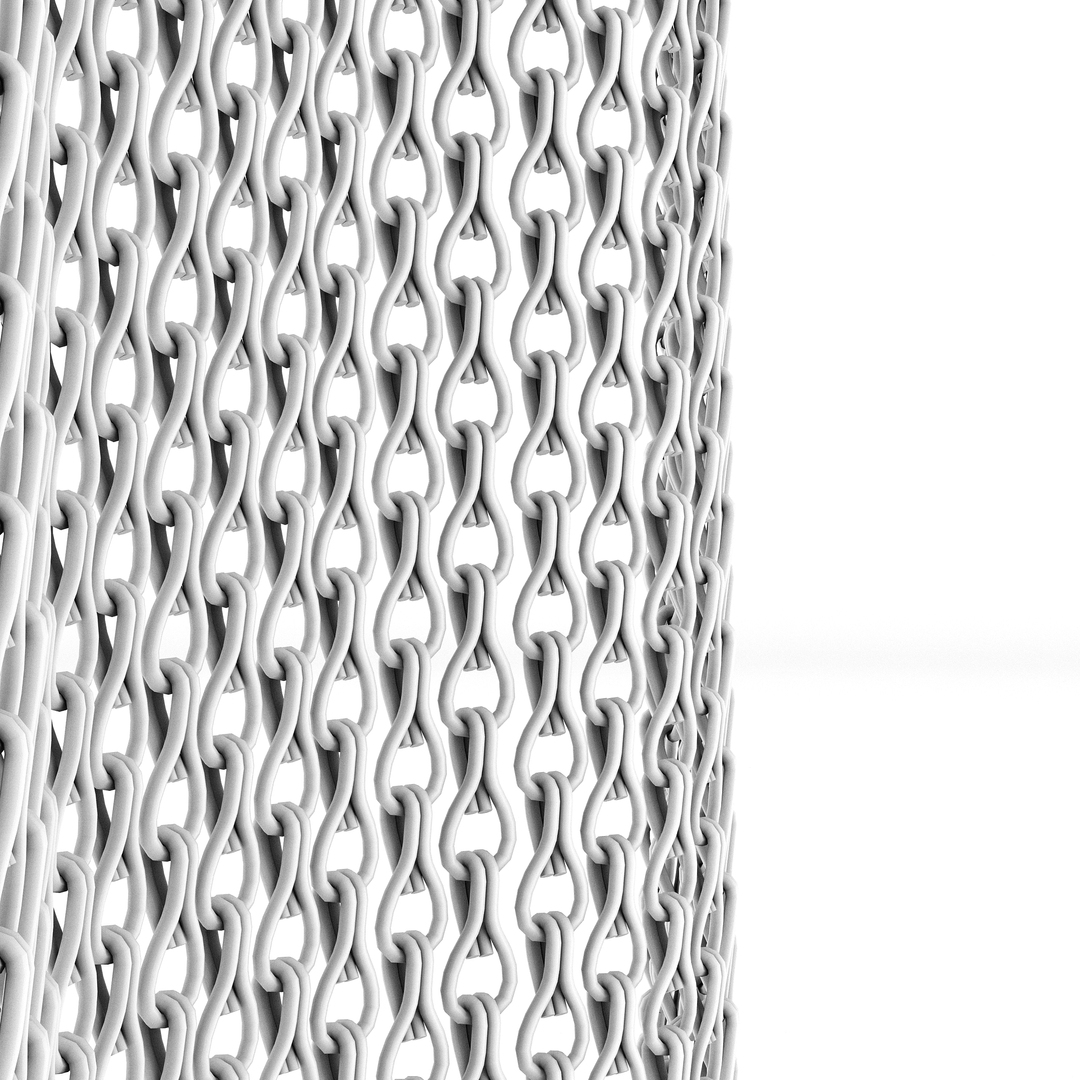 Chain curtain metal 3D model - TurboSquid 1693264