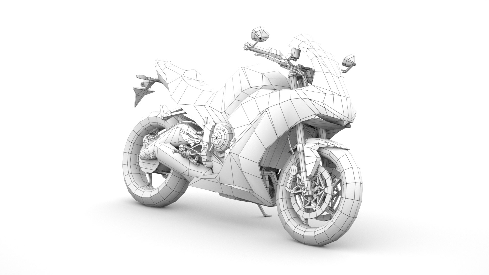 Generic Sportbike Motorcycle 01 3D - TurboSquid 2286017