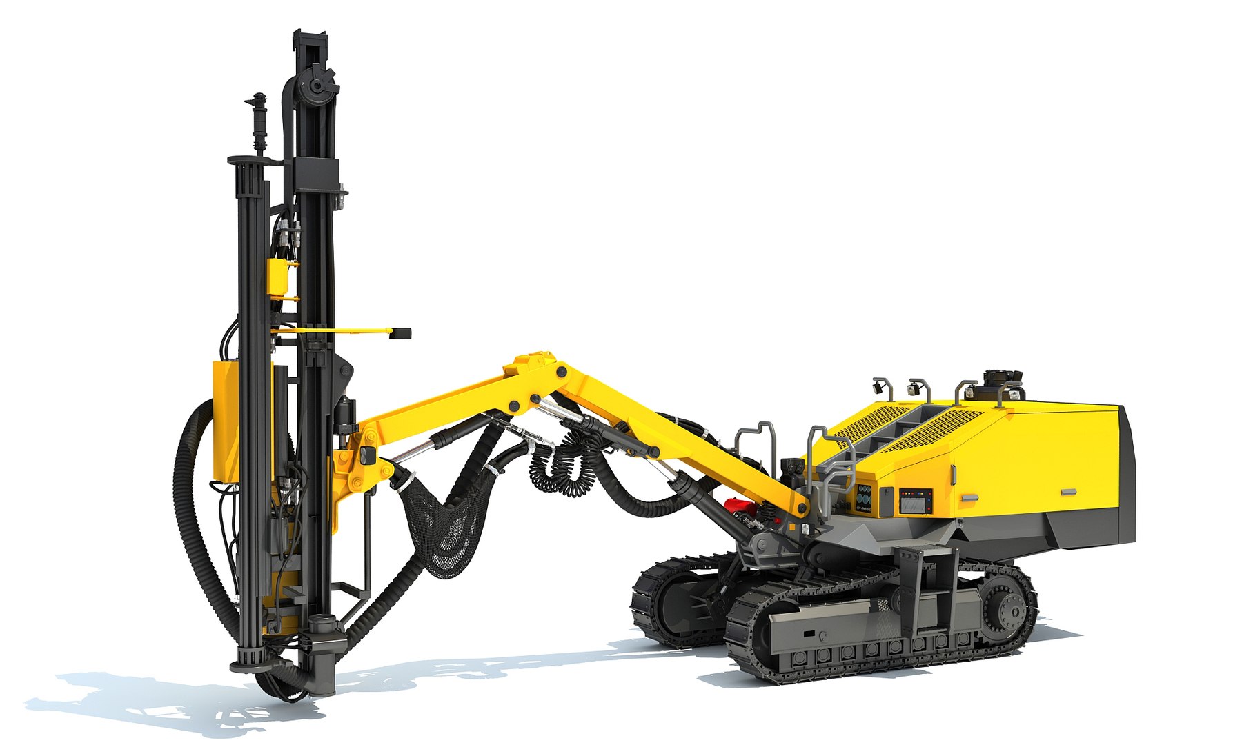 Mining Drill Rig Equipment Collection Model - TurboSquid 1872541