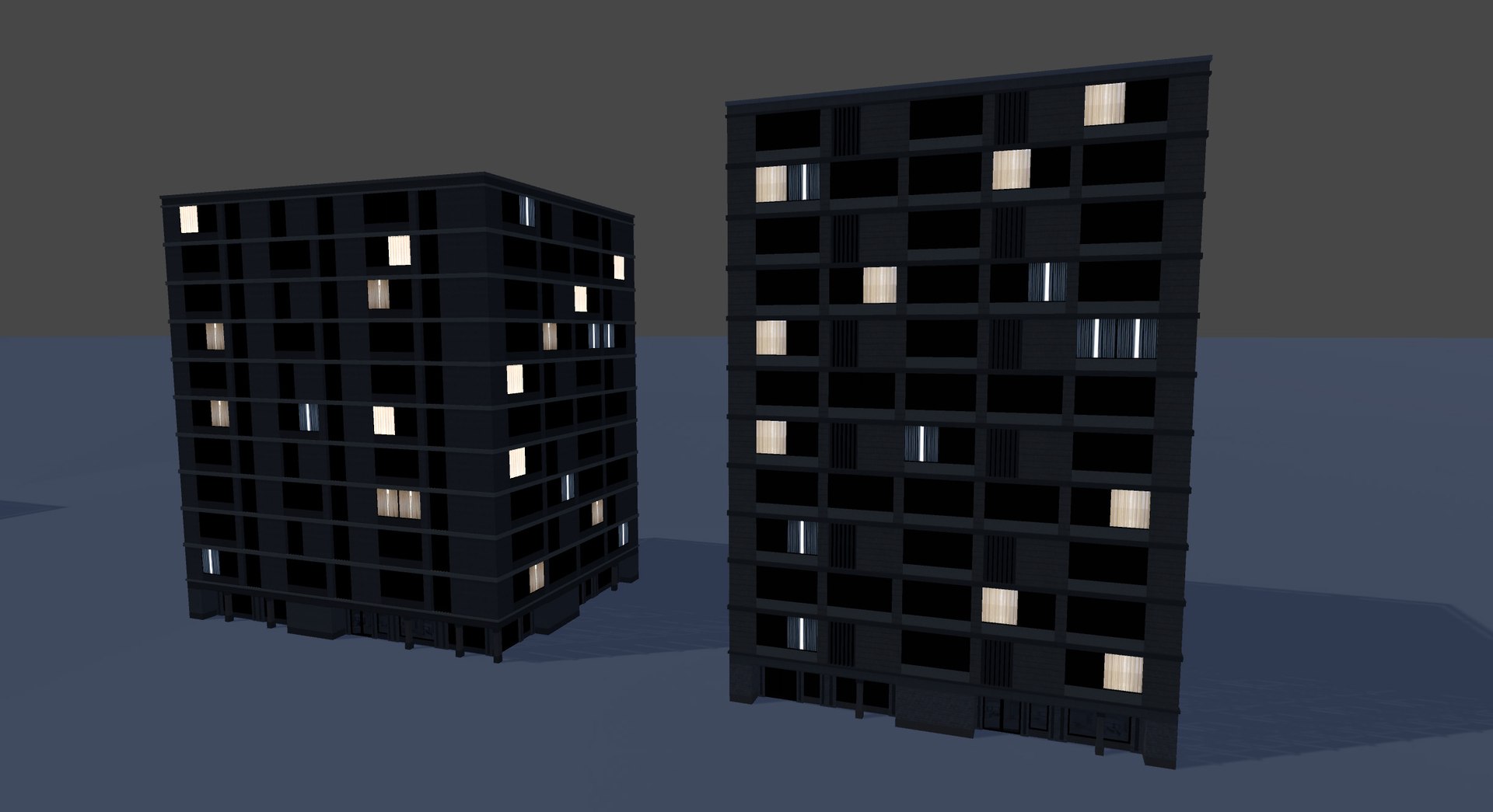 Buildings Modular 3D Model - TurboSquid 1555407