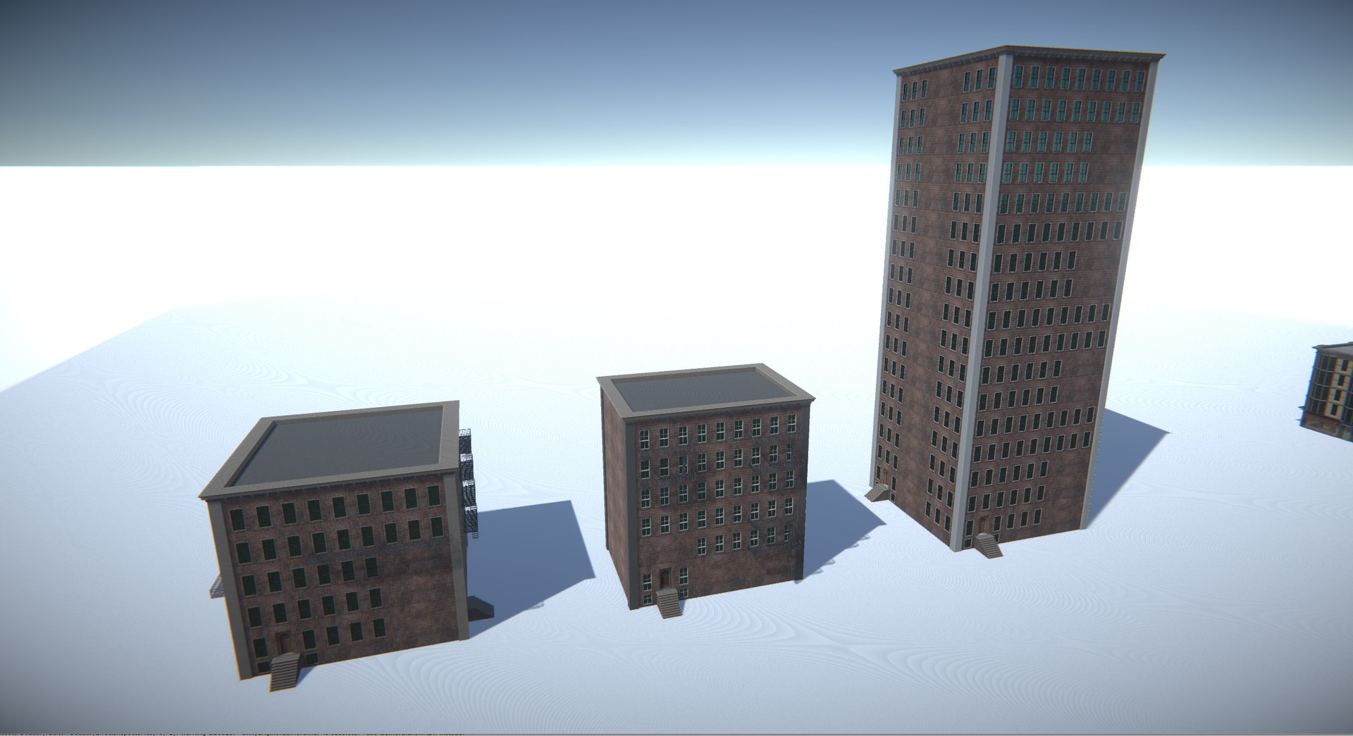 Buildings Modular 3D Model - TurboSquid 1555407