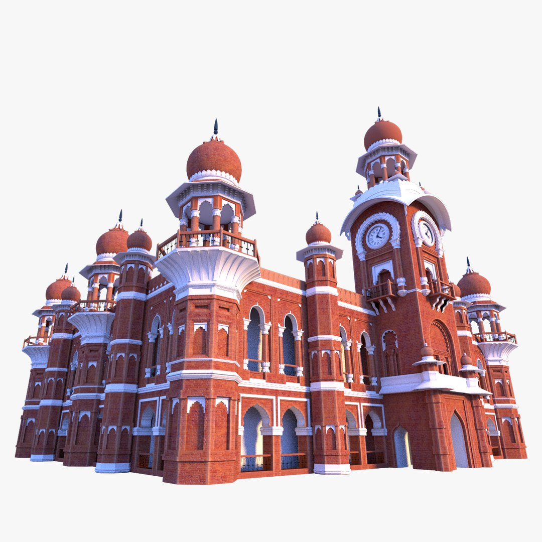Ghanta Ghar Multan 3D model - TurboSquid 1834238