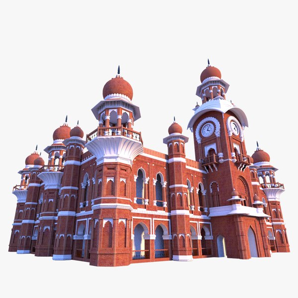 Ghanta Ghar Multan 3D model - TurboSquid 1834238