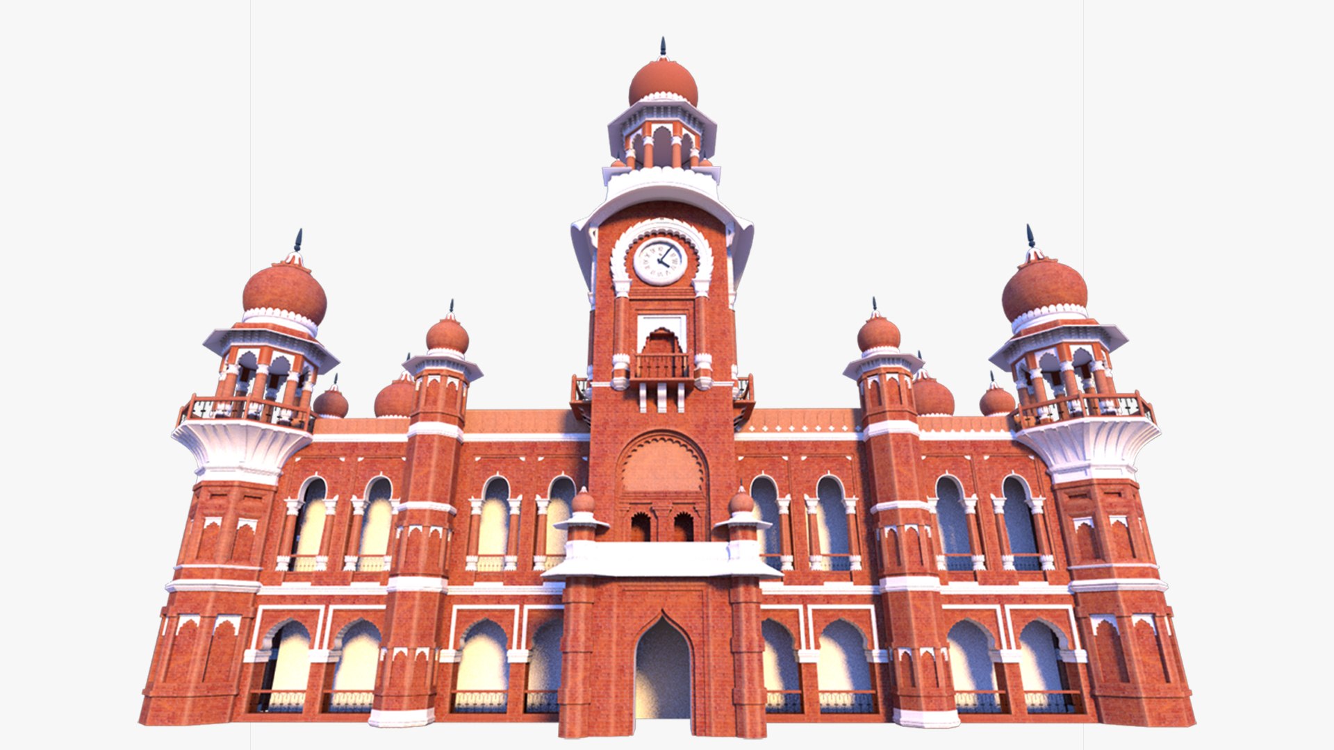 Ghanta Ghar Multan 3D Model - TurboSquid 1834238