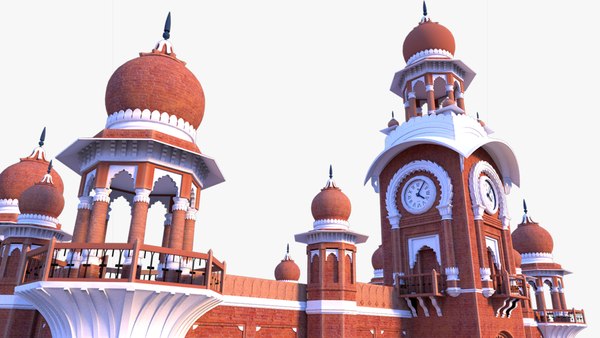 Ghanta Ghar Multan 3D model - TurboSquid 1834238