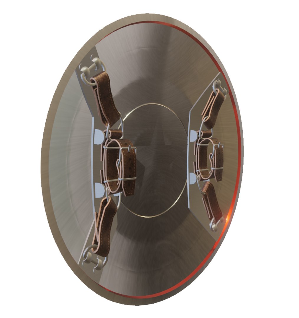 Escudo Del Cap A. En Vitrina De Museo Model - TurboSquid 1728557