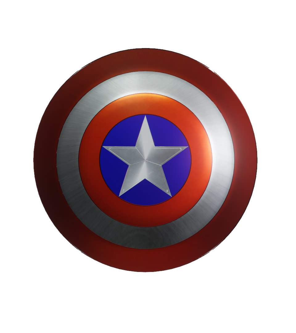 Escudo Del Cap A. En Vitrina De Museo Model - TurboSquid 1728557