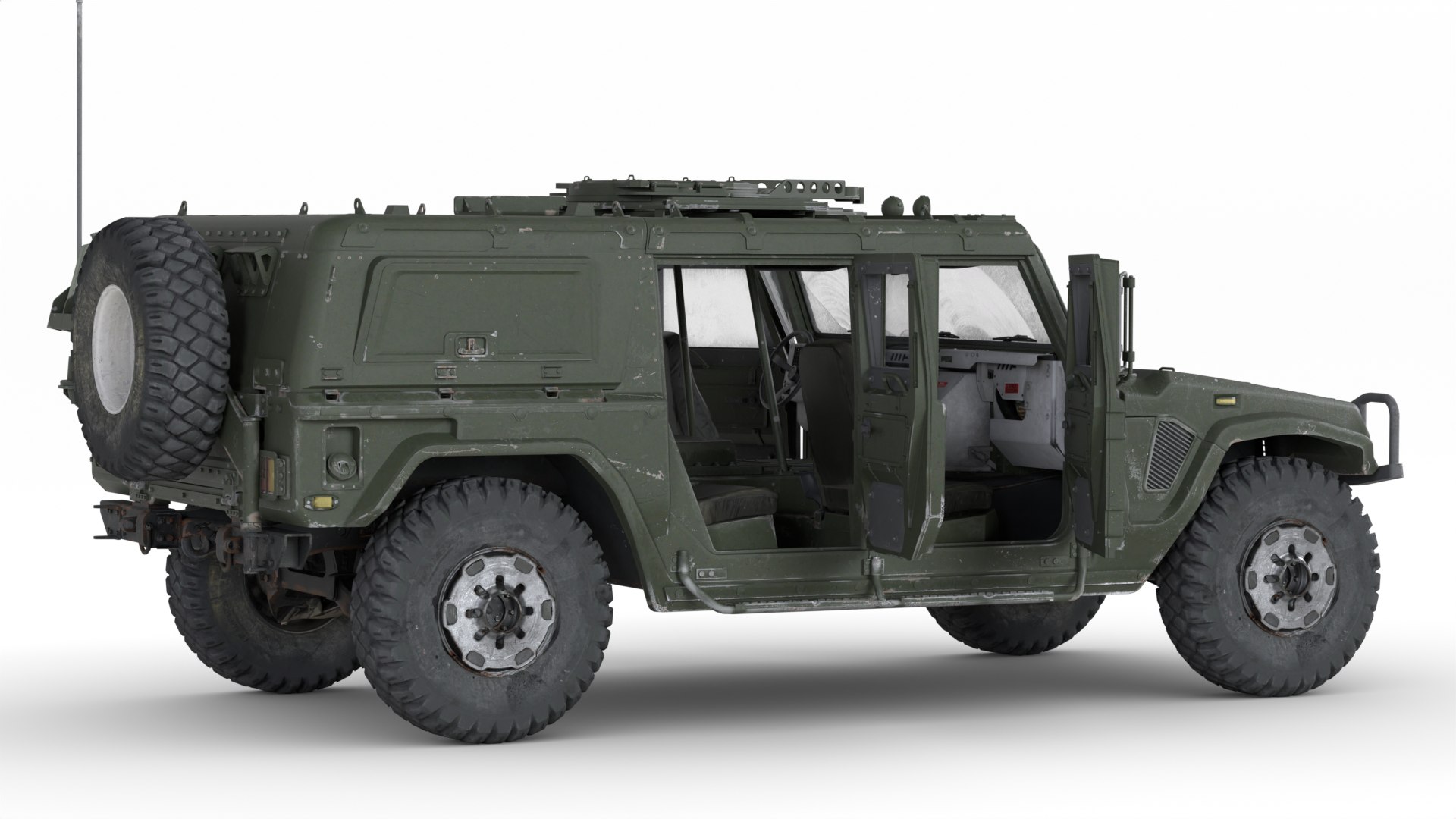 3D Military Off-Road Utility Vehicle - Rigged Model - TurboSquid 2366267