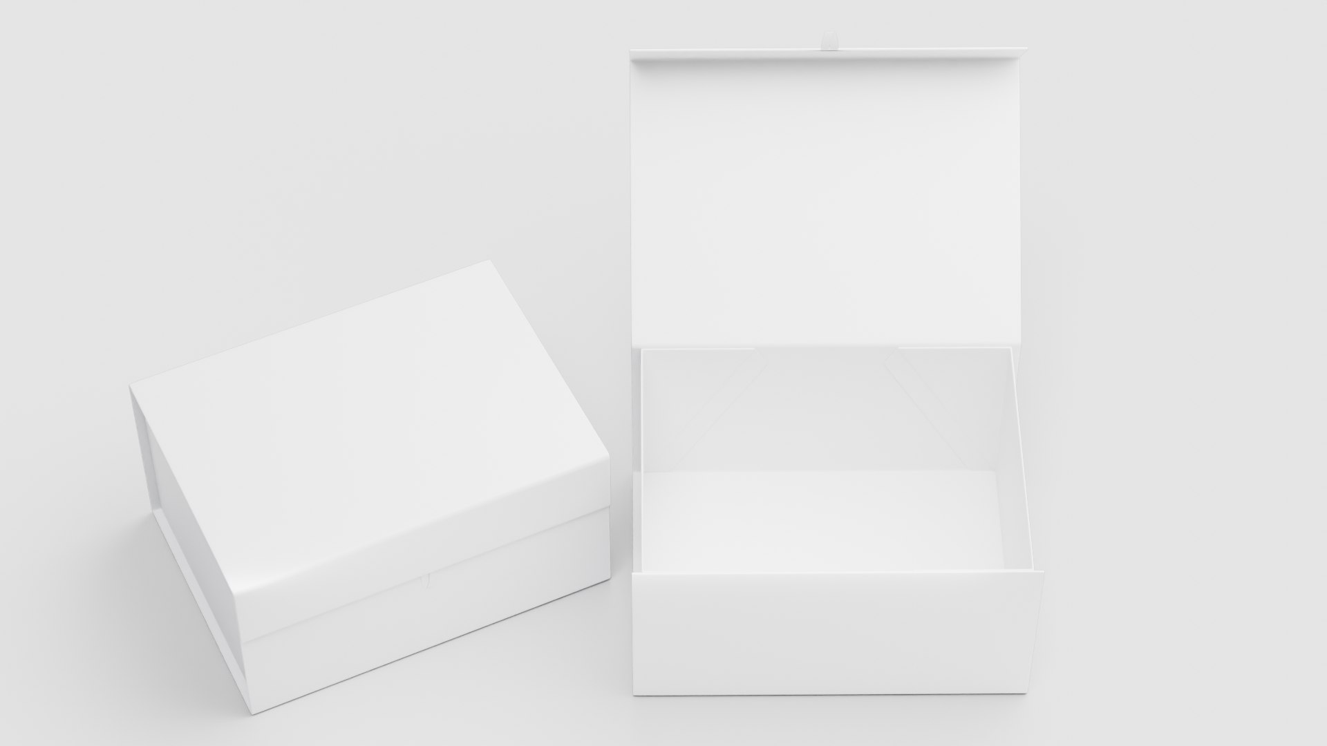 3D Large Gift Box Combo Cardboard Model - TurboSquid 2317151