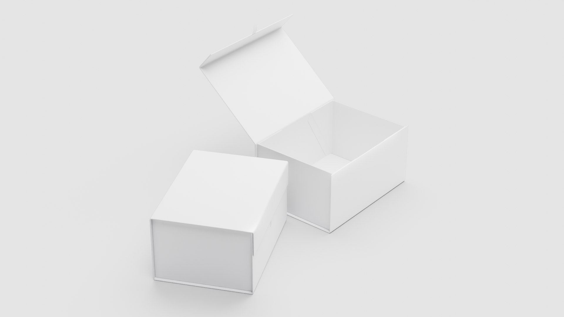 3D Large Gift Box Combo Cardboard Model - TurboSquid 2317151