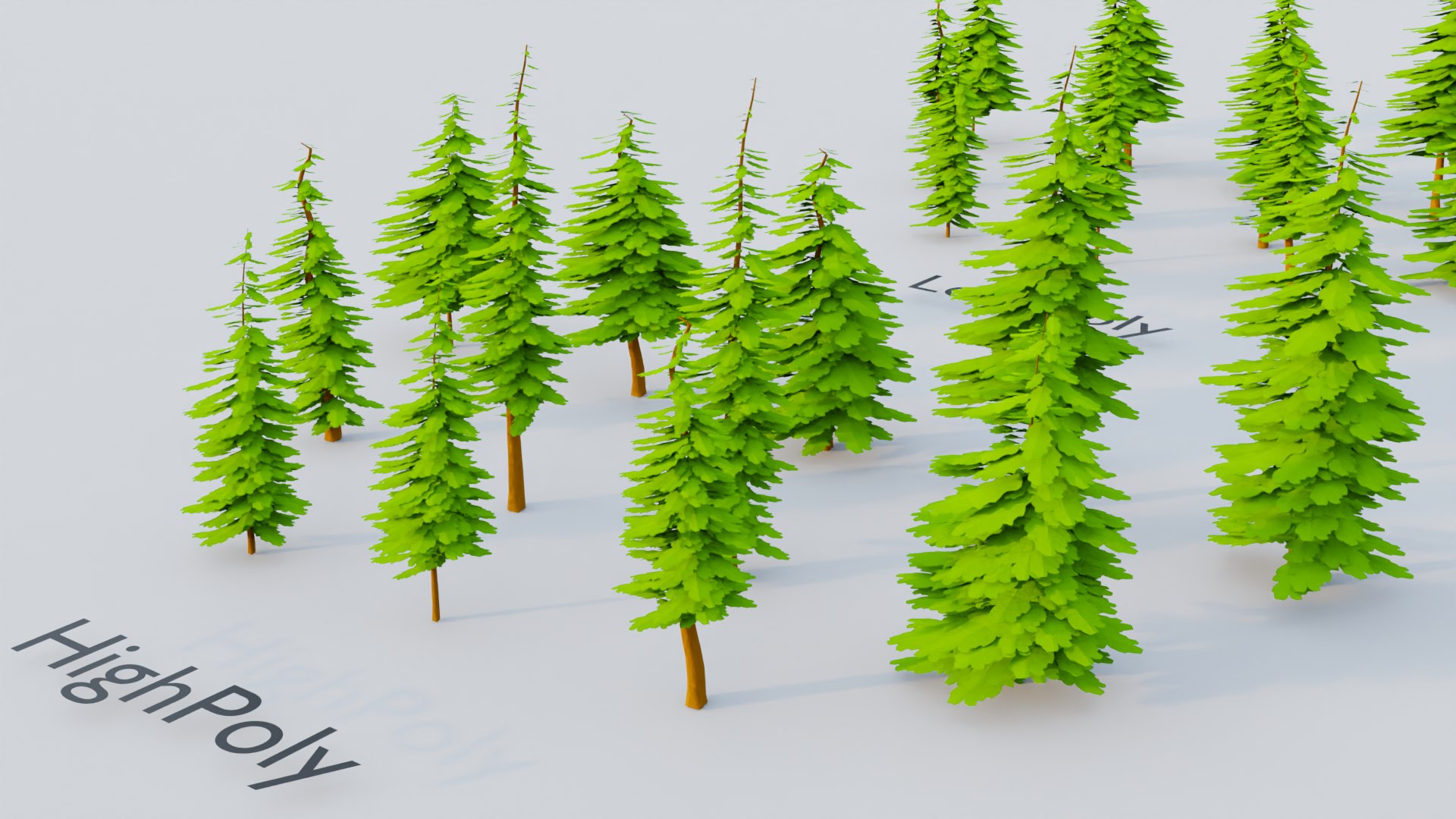 BEST STYLIZED Tree and Bush Assets Game Ready 3D - TurboSquid 2069359