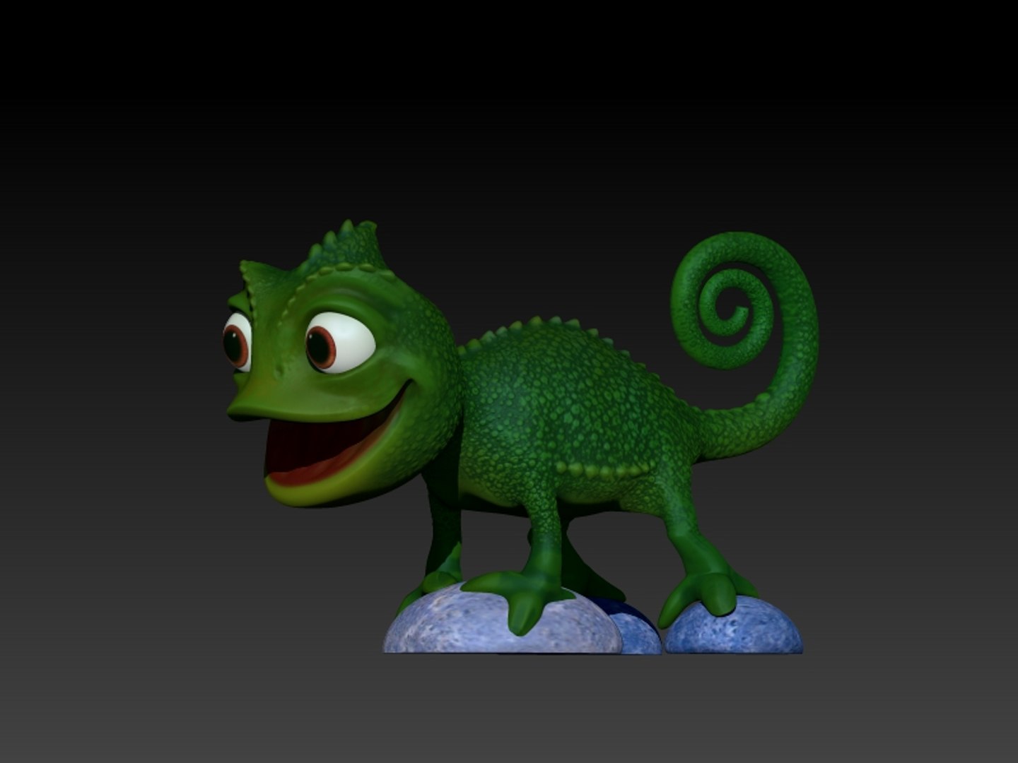 Chameleon Printable 3d Model