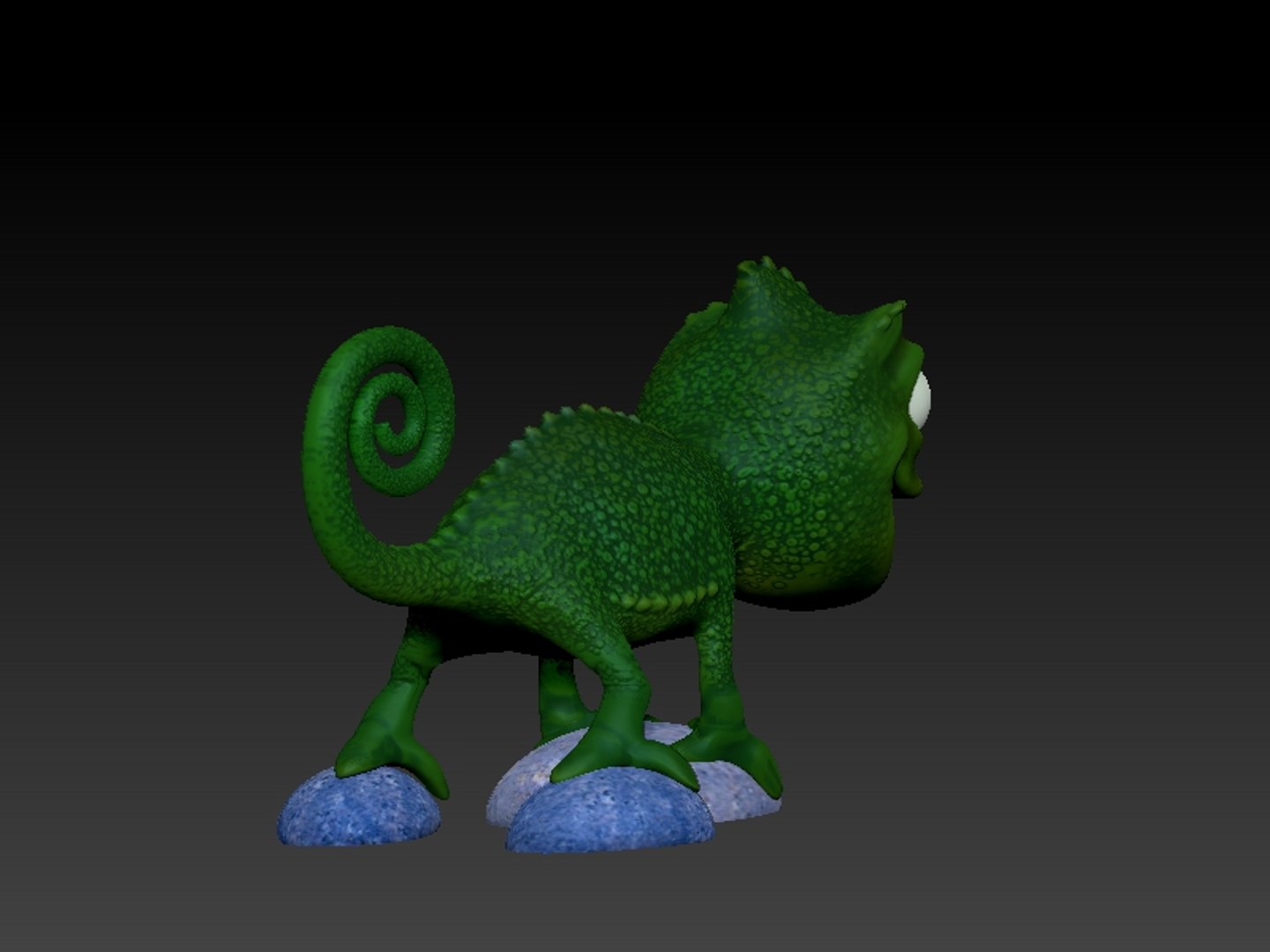 Chameleon Printable 3d Model