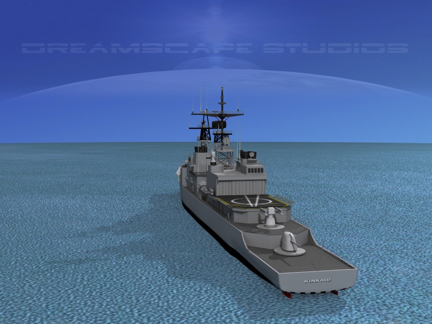 3d Model Destroyers Class Spruance