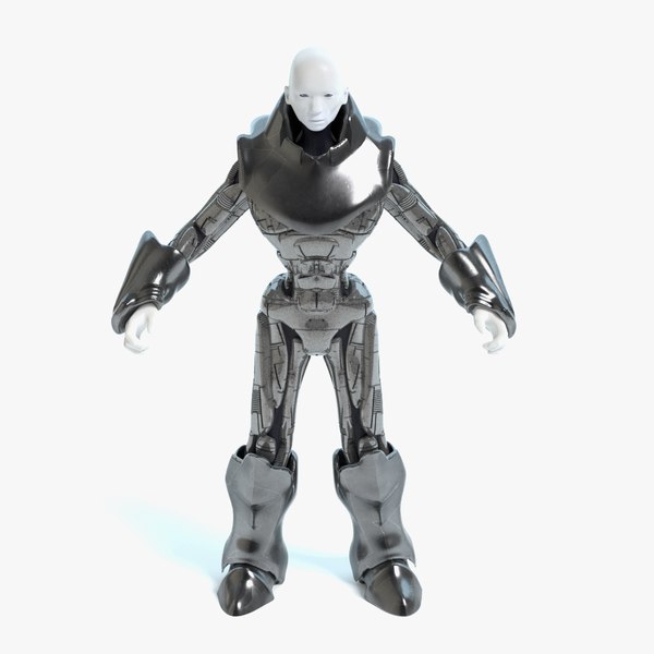 3d model of alien warrior